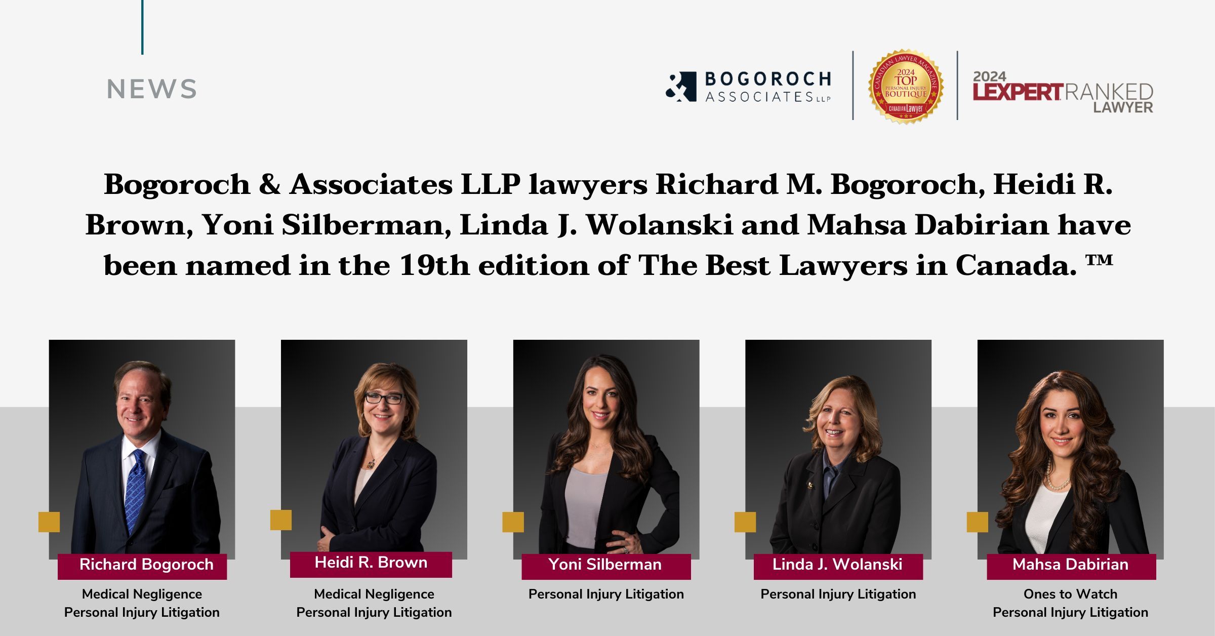 Bogoroch Team have been named in the 19th edition of The Best Lawyers ...