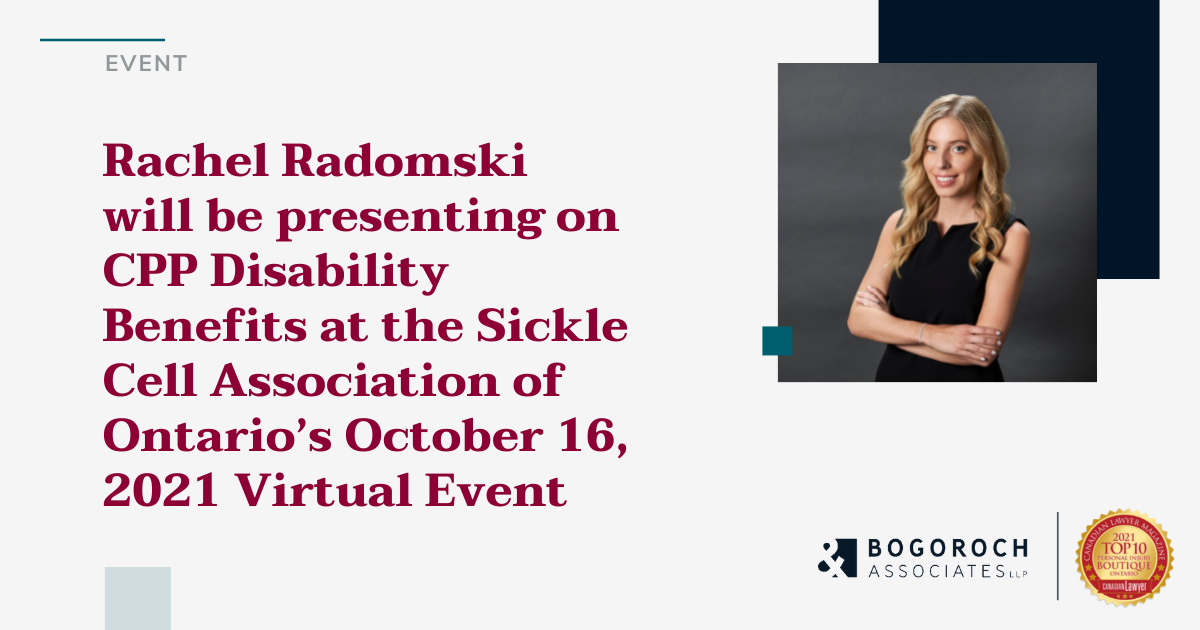 Sickle Cell Association of Ontario Event | Bogoroch & Associates